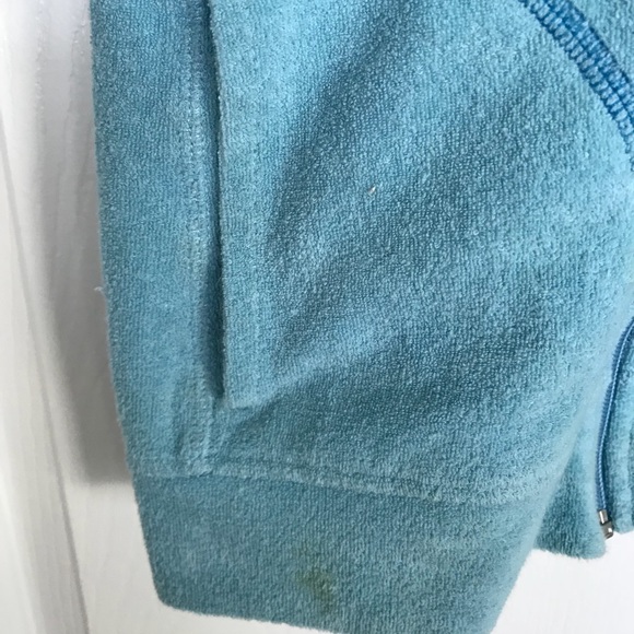 lululemon athletica | Tops | Vintage Lululemon Terry Hooded Zip Tee ...